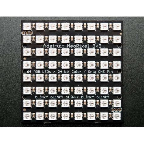Adafruit Neopixel Neomatrix X Rgb Led Pixel Matrix Adafruit
