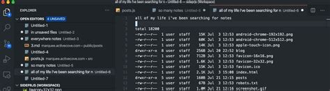 Getting On Top Of My Unsaved Files Full Of Notes In Vs Code Rvscode