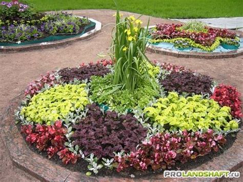 Клумба круглой формы. Красивейшие цветники своими руками (12 фото)