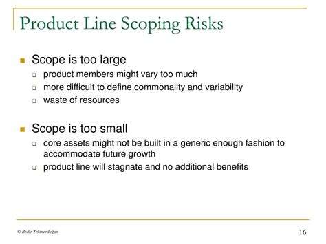 Ppt Managing Variability In Product Line Scoping Using Design Space