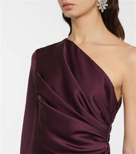 Safiyaa Helena One Shoulder Maxi Dress Safiyaa