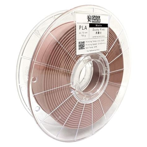 Spidermaker Matte Finish Pla 3d Print Filament Cubic Technology