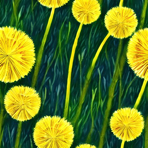 Dandelion Pattern Graphic · Creative Fabrica
