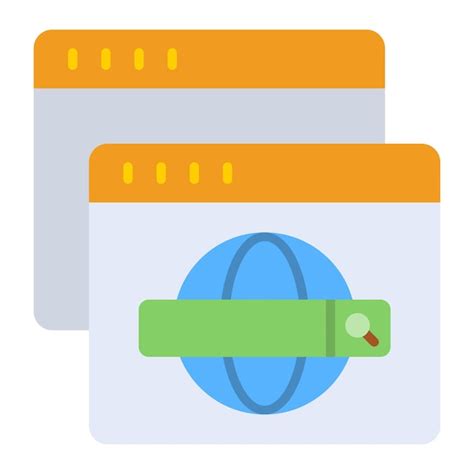 Premium Vector Web Browser Icon