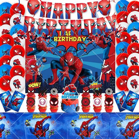 Spider Man Birthday Party Supplies
