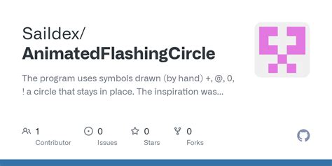 AnimatedFlashingCircle Circleanimation Py At Main Saildex AnimatedFlashingCircle GitHub