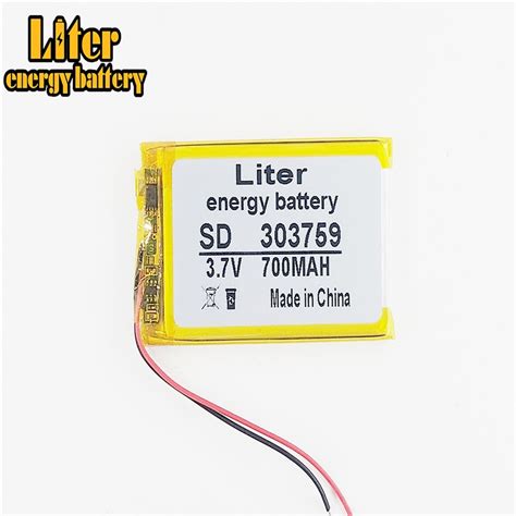 303759 37v 700mah 033759 Lithium Polymer Li Po Li Vicedeal
