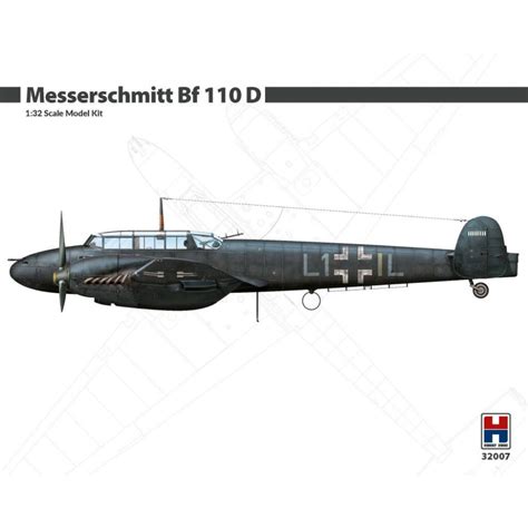 New And Now In Stock Hobby 2000 H2k32007 Messerschmitt Bf 110d Battle Of Britain Marking