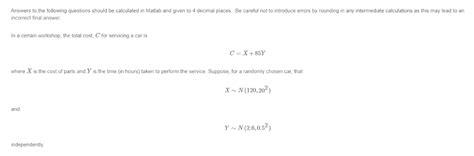 Solved Answers To The Following Questions Should Be