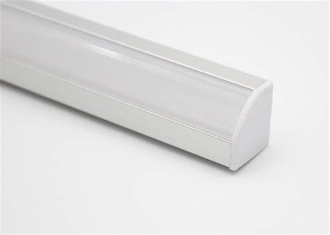 V Shape Led Aluminum Profile Diffuser 19 19mm For Led Showcase Lighting