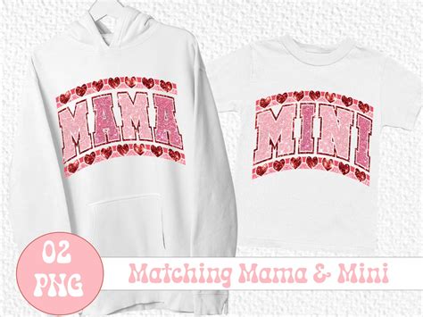 Mama Mini Valentines Pngpink Mama Mini Pngfaux Sequin Mama Mini Png