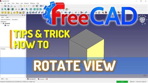 Freecad How To Rotate View Youtube