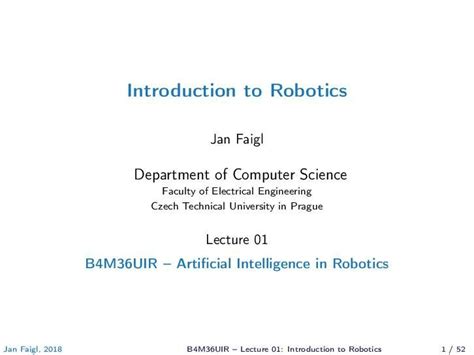 pdf introduction to robotics ieee robotics and automation letters