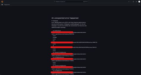 An Unexpected Error Happened Zabbix Plugin Zabbix Grafana Labs Community Forums