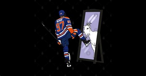 Connor Mcdavid Mirror Goat Connor Mcdavid Magnet Teepublic