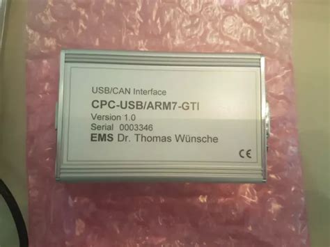 EMS THOMAS WUNSCHE USB CAN Interface CPC USB ARM GTI Version Serial EUR