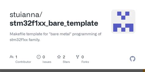 GitHub Stuianna Stm F Xx Bare Template Makefile Template For Bare Metal Programming Of