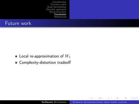 Surface Reconstruction From Point Clouds Using Optimal Transportation Ppt