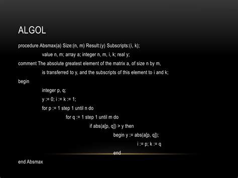 Ppt Evolution Of Programming Languages Plankalkül To Modern Day Powerpoint Presentation Id