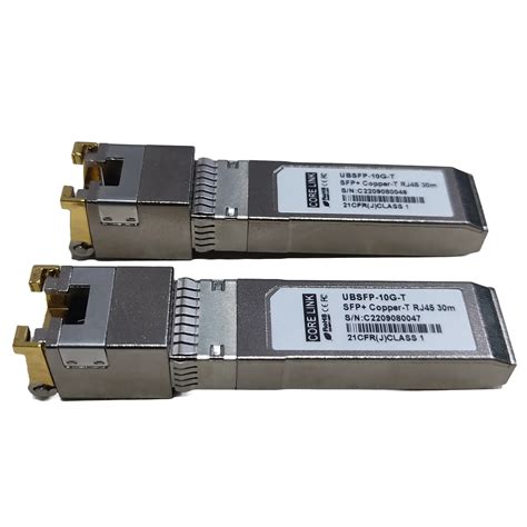 Corelink Ubsfp 10g T Sfp Rj45 Copper Module