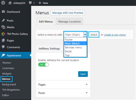 How To Add Elementor Modules Using Jetmenu Plugin Zemez Support