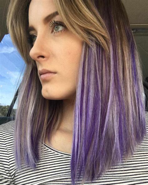 Purple Hair Streaks