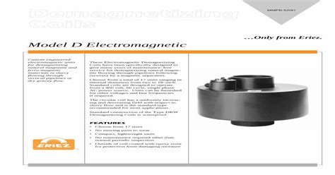 download pdf demagnetizing coils brochure