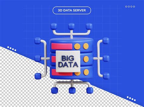 Premium Psd Big Data 3d Icon