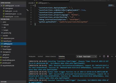 Azure Function In Python With Timer Trigger And Runonstartup Fails