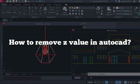 How To Remove Z Value In Autocad