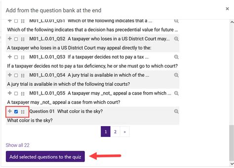 moodle activities and resources adding quiz questions to a quiz grok