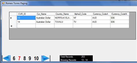 Datagridview Pagingpagination Sourcecodester