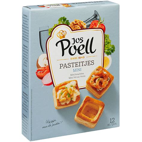 Jos Poell Mini Pasteitjes Zoete Verleiding