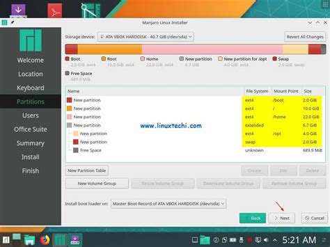 How To Install Manjaro 18 1 Kde Edition With Screenshots