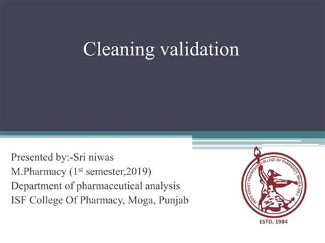 Maco Calculation For Cleaning Validationpdf