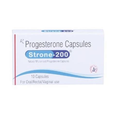 Strone 200 Mg Capsules At ₹ 250 Strip Progesterone Capsules In Pune Id 2855464903412