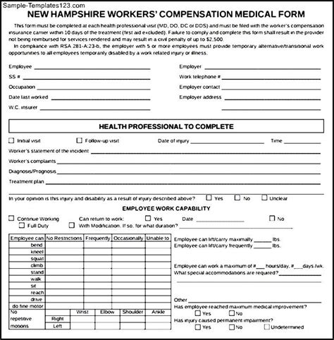 Workers Compensation Exemtion Form Printable Printable Forms Free Online