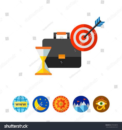 Time Management Concept Icon Stock Vector Royalty Free 670540870 Shutterstock