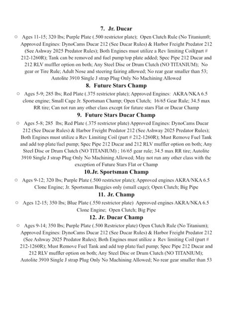 Rules And Class