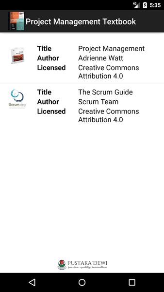 دانلود برنامه project management textbook اندروید بازار