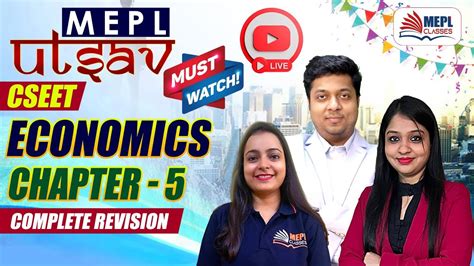 mepl utsav cseet economics chapter 5 [complete revision] mepl