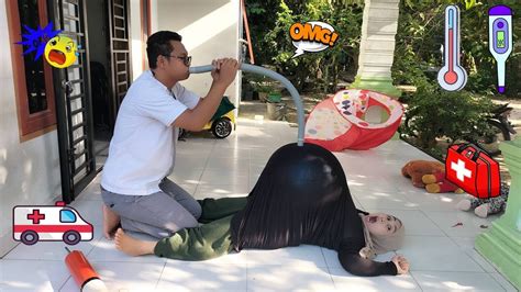 Drama Lucu 😂😍😘 Ibu Hamil Melahirkan Di Tiup Selang - YouTube