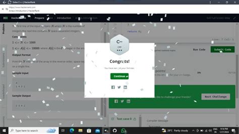 Bhuvaneshwari M On Linkedin Hlo Everyone Leveled Up My Coding Game 🎮