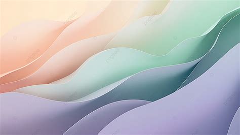 Minimalistic Pastel Gradient Background With Soft Waves Pastel Gradient Background Soft Wavy