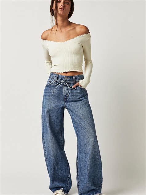 Free People Levi's Xl Balloon Jeans in Blue | Lyst