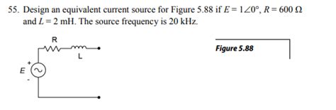 solved 55 design an equivalent current source for figure