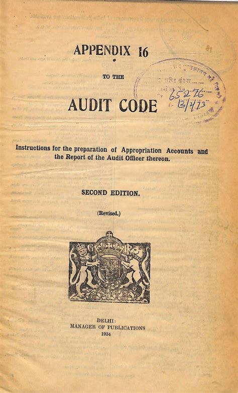 Audit Code Appendix Second Edition Revised PDF