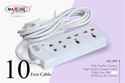 Multi Plug Ml 017 Multiplug 4 Port Extention Socket Bd