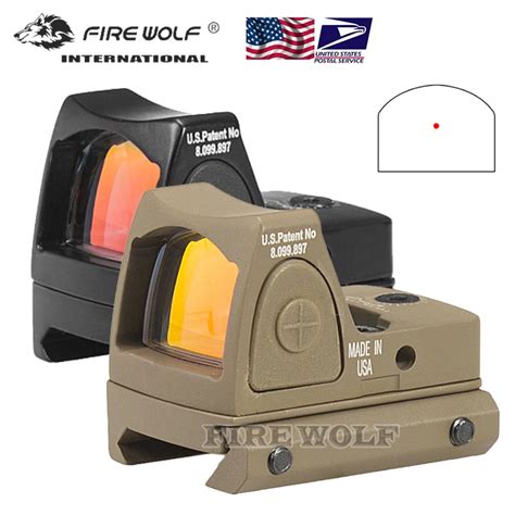 사냥 미니 글록 Rmr 레드 닷 시력 콜리메이터 글록 전술 반사 시력 홀로그램 광학 시력 위버 레일 사냥압권 Aliexpress