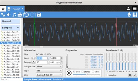 Sample Editor Polyphone Documentation
